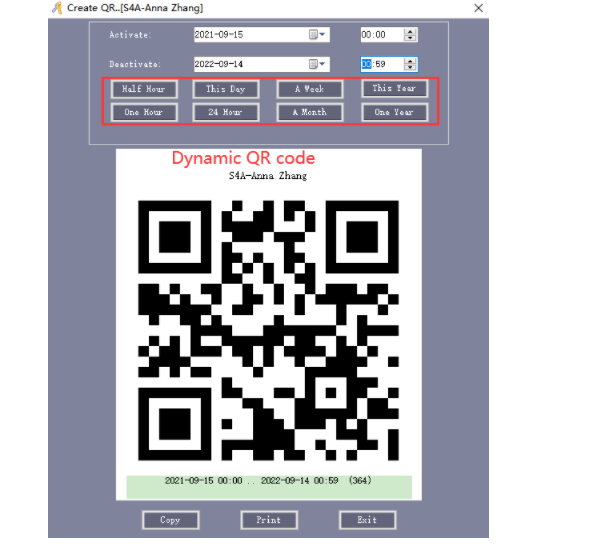 OEM Manufacturer 26 Bits/34 Bits Access Controller Dynamic QR Code Reader -S4A Access Control