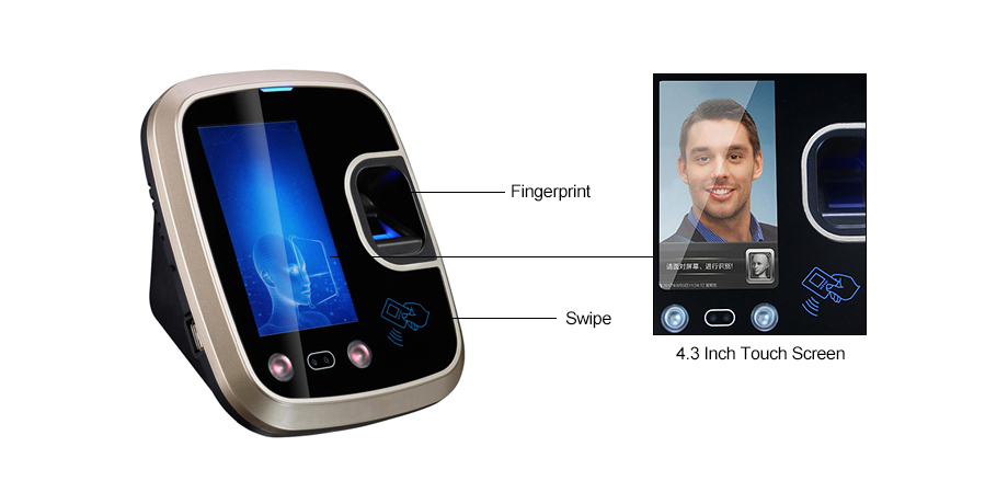 Facial Recognition Fingerprint Biometric Time Attendance Clock System Machine Oem Manufacturer