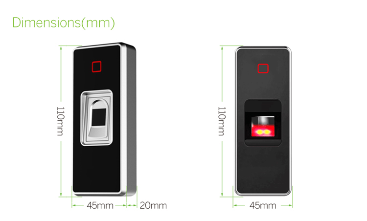 OEM Manufacturer Biometric Fingerprint Access Control Reader With Relay ... OEM Manufacturer Biometric Fingerprint Access Control Reader With Relay ...