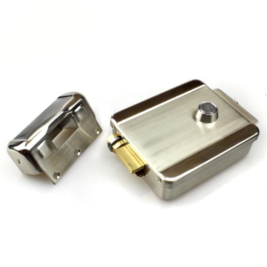 Electric Rim Lock-iron Nickle-plated,Intelligent Access Control System ...