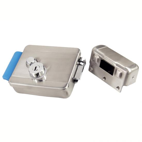 Stainless Steel Brushed Double Cylinder Electric Rim Lock,Intelligent ...