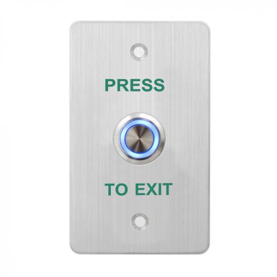 OEM Manufacturer Stainless Steel Access Control Exit Button With LED ...