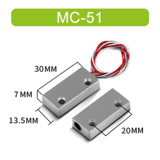 OEM Manufacturer NC Surface Mount Wired Security Window Door Contact ...