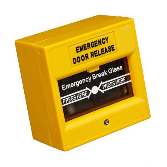 OEM Manufacturer Emergency Break Glass Exit Button（Yellow） -S4A Access ...