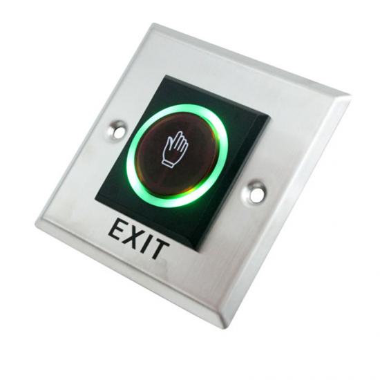 OEM Manufacturer No Touch Exit Button Contactless Infrared Door Button Switch For Access Control ...