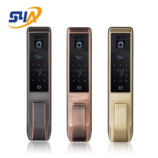 Fingerprint Door Lock System Built In 9V USB Emergency Power ...