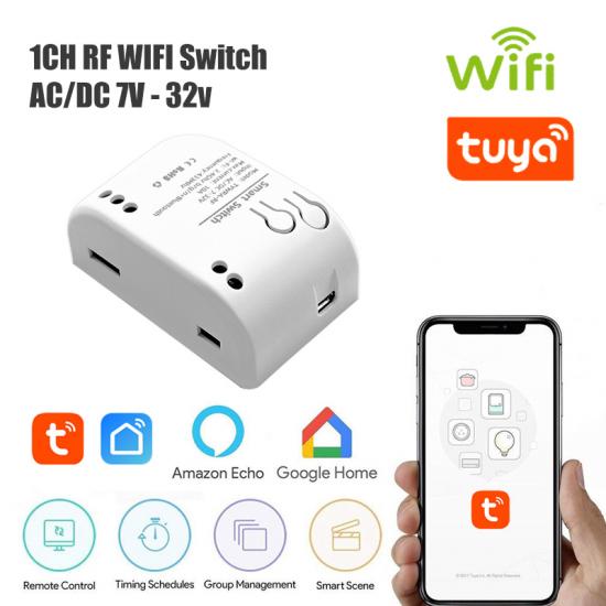 1 Relay Switch With Tuya For Smart Home Light And Door Control,Intelligent Access Control System ...
