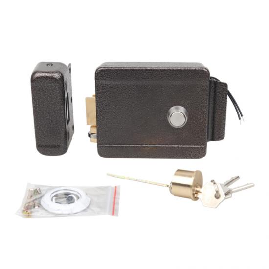 Electronic Entry Lock Security System Single Cylinder Electronic RIM ...