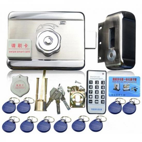 Electric Rim Lock With Remote Control For Access Control System ...