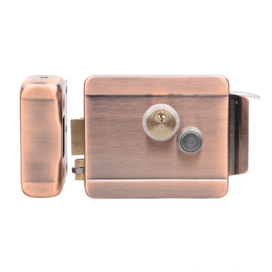 High-Security Electric Rim Lock With Double Cylinder,Intelligent Access ...