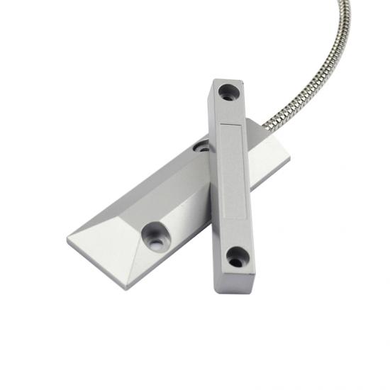 Wired Surface-Mounted NC Magnetic Door Window Contact Sensor Alarm Reed ...