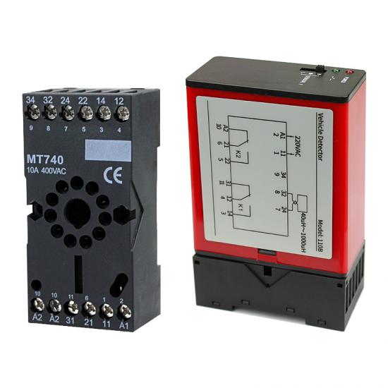 Wireless Sensor Single Way Vehicle Loop Detector For Parking Lots ...