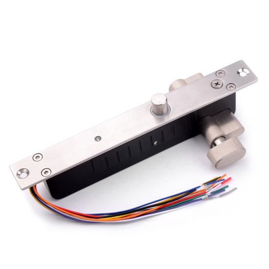 12V Fail Secure Drop Bolt Lock Key Open Cylinder Electronic Deadbolt ...