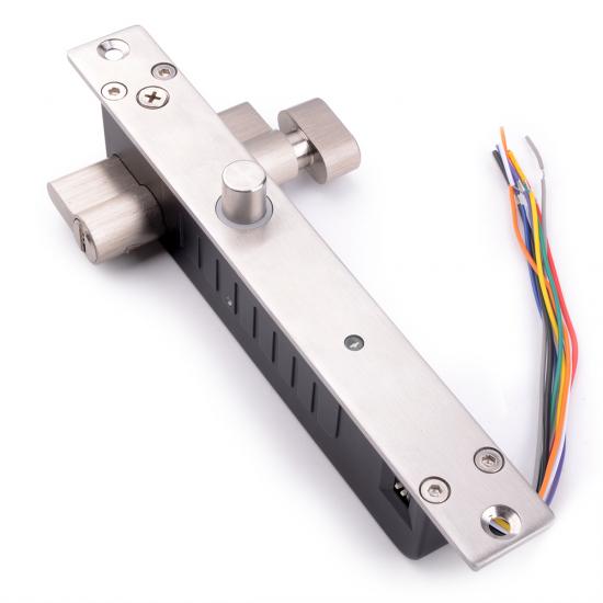 12V Fail Secure Drop Bolt Lock Key Open Cylinder Electronic Deadbolt ...
