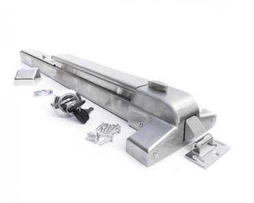 Hardware Push Bar Panic Exit Device Aluminum,with Exterior Lever ...