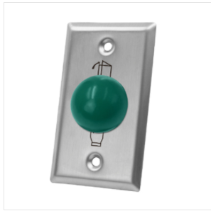 Green Mushroom Button Push-to-Exit Plate With Timer,Intelligent Access ...