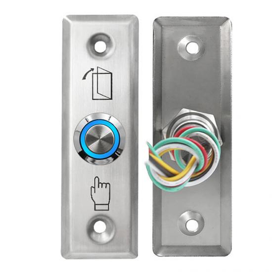 Stainless Steel Exit Button With Blue LED Colour,Intelligent Access ...