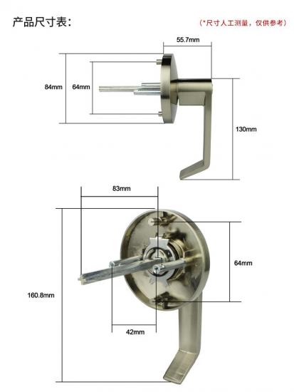 Entry-Levers-Wave-Style-with-Keys,Intelligent Access Control System ...