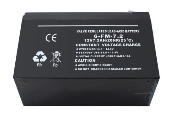 12V 7AH Battery UPS Alarm Backup Hour Rechargeable Sealed Lead Acid ...