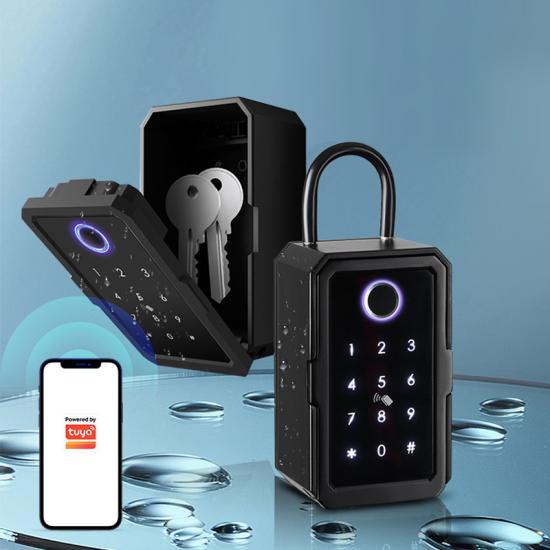 OEM Manufacturer Waterproof Security Lock Box Tuya/TTlock Fingerprint ...